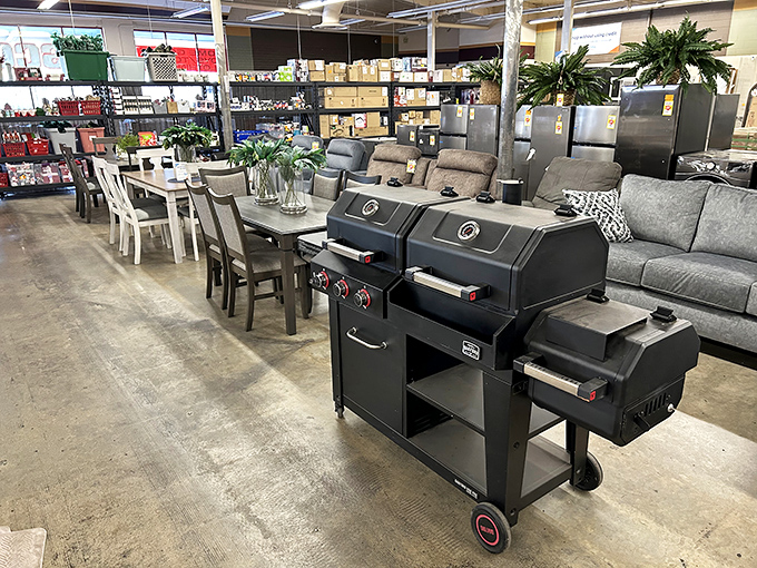 From grills to sofas, dining sets to houseplants &ndash; this corner of The Discount Store proves you could literally furnish your entire home in one shopping trip.