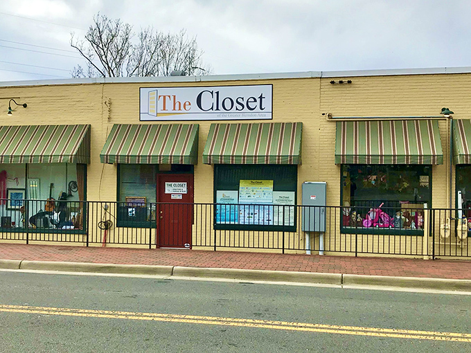From the street view, this unassuming treasure chest doesn't hint at the kaleidoscope of affordable finds waiting inside. Thrift magic happens here daily.