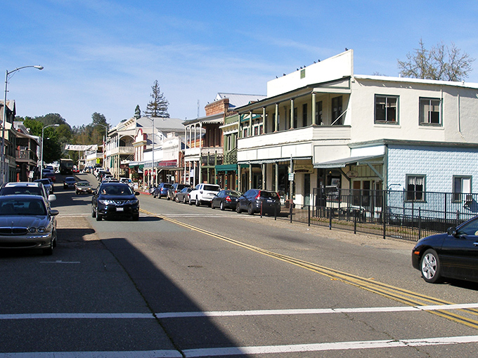 Main Street Sutter Creek looks like a movie set, but it's the real deal – historic storefronts with modern charm where Gold Rush history meets small-town hospitality.