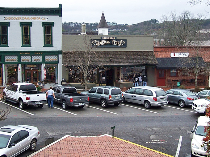 Dahlonega's historic General Store stands as a testament to simpler times, where modern shoppers can still find treasures from yesteryear.
