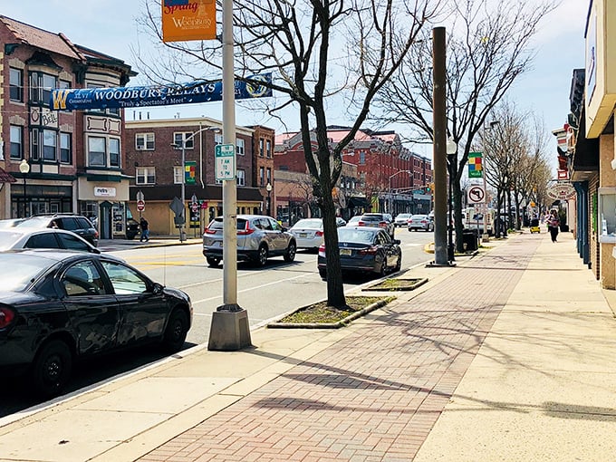 Downtown Woodbury where historic charm meets walkable streets, proving small-town America isn't extinct after all.