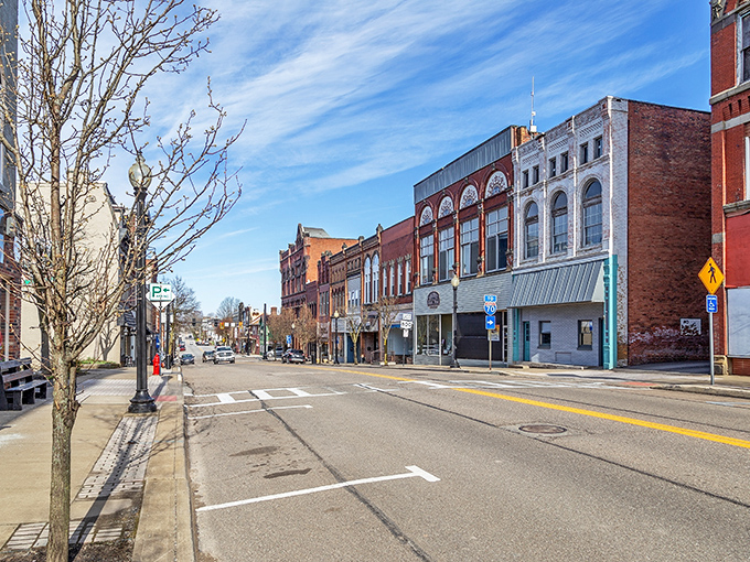 Downtown Barnesville's historic brick facades aren't just pretty faces—they're time machines disguised as storefronts, each one with stories older than your favorite recliner.