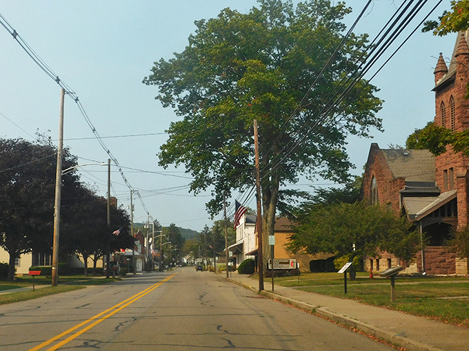 Main Street simplicity at its finest. Tionesta's quiet charm invites you to slow down and remember when conversations mattered more than Wi-Fi passwords.