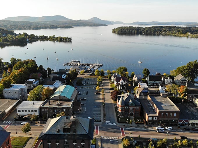 Newport's downtown meets Lake Memphremagog in a scene that screams "quit your job and move here immediately." Small-town charm with big-time views.