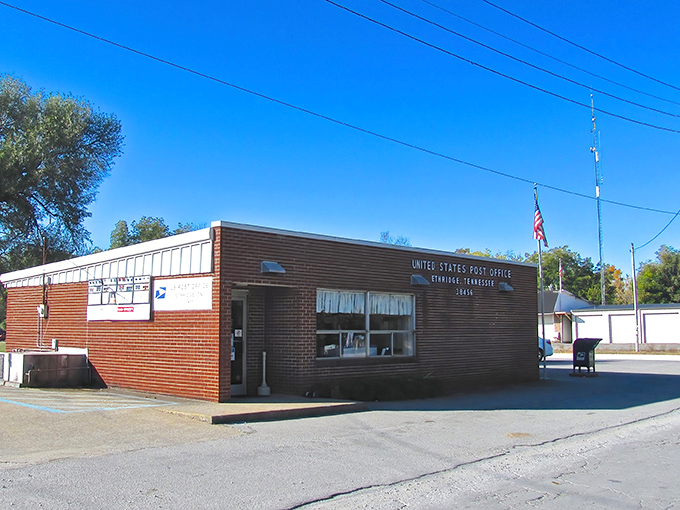 The Ethridge Post Office stands as a humble time capsule where modern mail meets horse-drawn buggies. Small-town America at its most authentic.