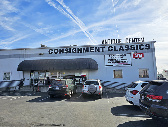 That vintage blue and white facade isn't just a building &ndash; it's a portal to every decade you've ever lived through.