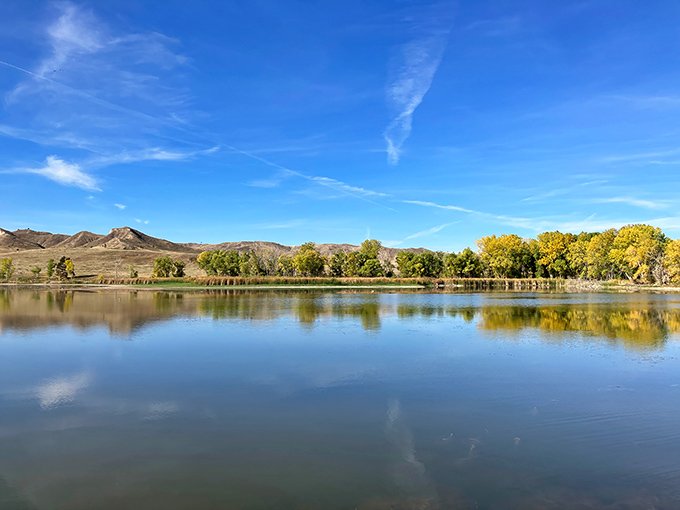 Mirror, mirror on the lake &ndash; who's the prettiest state park of them all? This one, obviously.