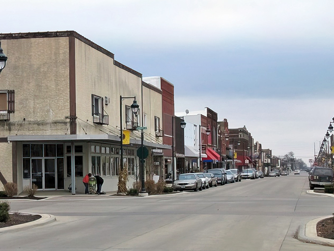 Frederick Avenue stretches into the horizon like a Norman Rockwell painting come to life, where brick buildings whisper stories of simpler times and affordable living. 