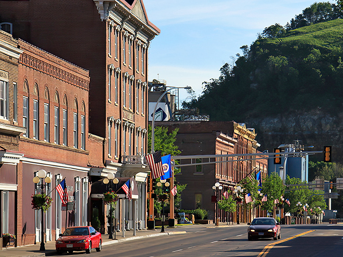 Downtown Red Wing looks like a movie set, but those historic brick buildings are the real deal&mdash;no Hollywood magic required.