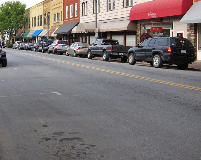 Downtown Morganton's historic storefronts create that perfect small-town vibe where you half expect Andy Griffith to stroll around the corner whistling.