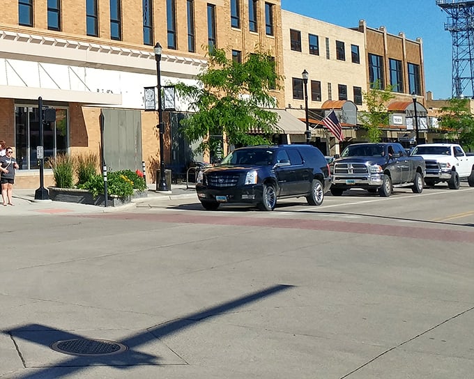 Downtown Williston showcases its blend of historic charm and modern convenience, where angle parking means you're never more than steps away from your destination.