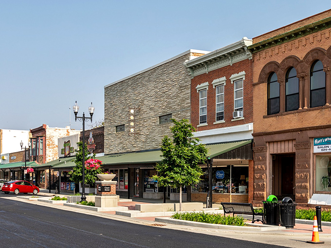 Main Street's meticulous preservation feels like Norman Rockwell came to life, minus the uncomfortable wooden chairs and dial-up internet.