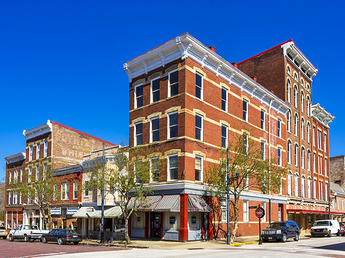 Maysville's historic downtown looks like a movie set, but these beautifully preserved brick buildings are the real deal&mdash;no Hollywood magic required.