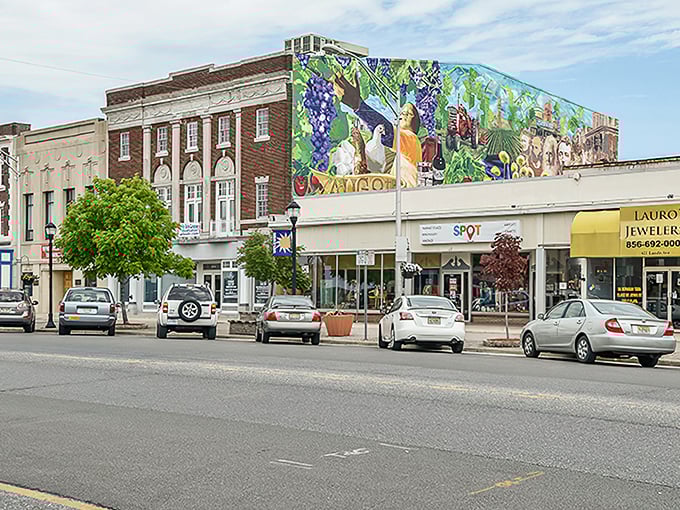 The colorful agricultural mural overlooking downtown tells Vineland's story – a community rooted in farming traditions that continues to harvest affordability.