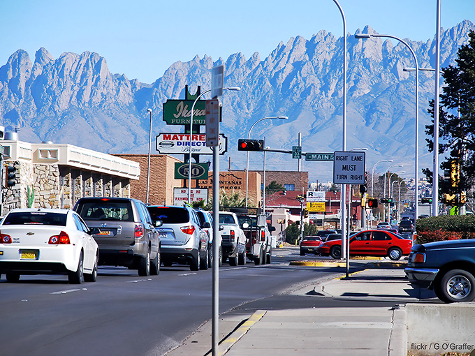 Those jagged Organ Mountains aren't just showing off—they're Las Cruces' natural crown jewels, creating a dramatic backdrop that makes even mundane errands feel cinematic.
