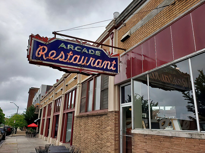 The iconic neon sign of the Arcade Restaurant has been beckoning hungry Memphians for generations, a beacon of culinary history.