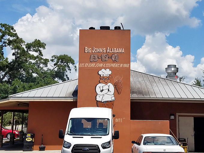 That iconic pig chef logo says it all &ndash; "We Be Smokin'" isn't just a slogan, it's a solemn promise to barbecue devotees.