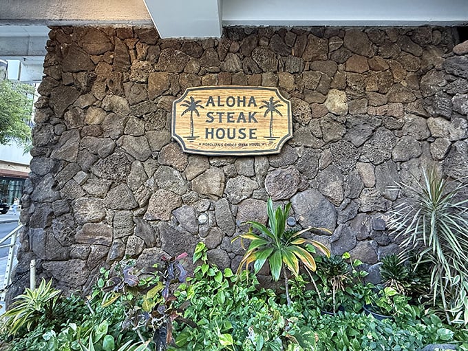 That lava rock entrance isn't just for show&mdash;it's announcing that something special awaits beyond those volcanic walls.