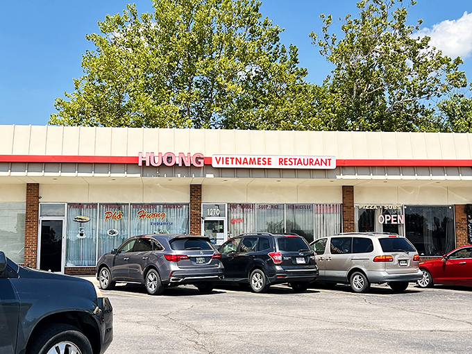The unassuming storefront of Huong Vietnamese Restaurant might not stop traffic, but trust me—what's inside will stop you in your culinary tracks.