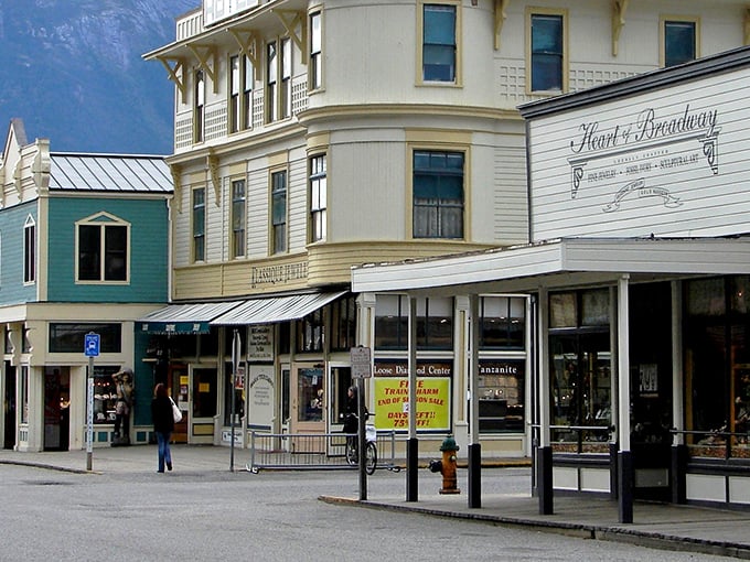 Broadway Street's historic facades transport you to 1898 faster than any time machine, minus the paradox problems and with better shopping opportunities.