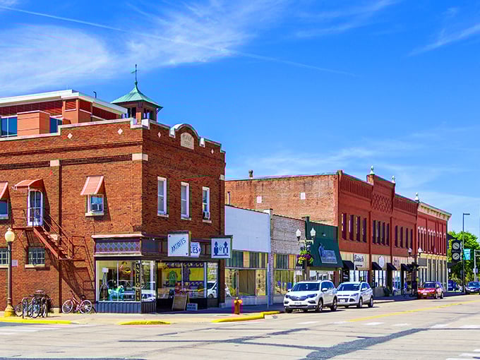 1. this dreamy town in wisconsin is so affordable, you can live on social security aloneMenomonie's historic downtown looks like it was plucked from a Hallmark movie set, where your dollar stretches further than grandma's homemade taffy.