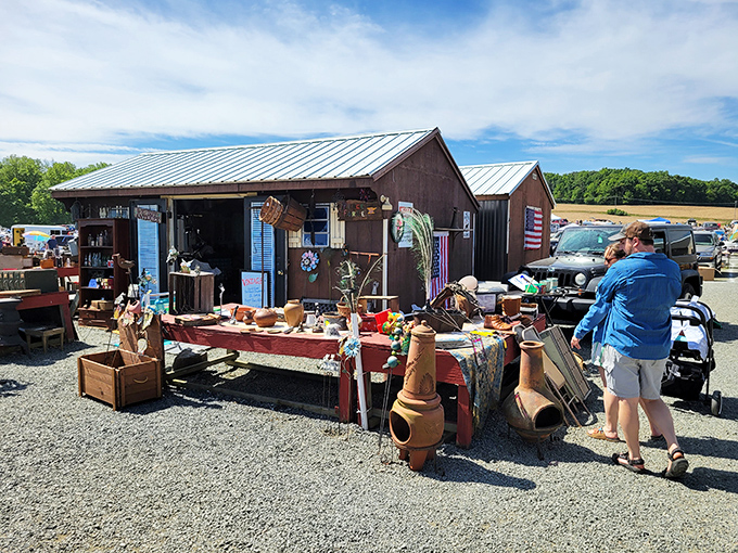 One shopper's "why do I still have this?" becomes another's "how did I live without this?" at these rustic vendor stalls filled with treasures waiting for their second act.