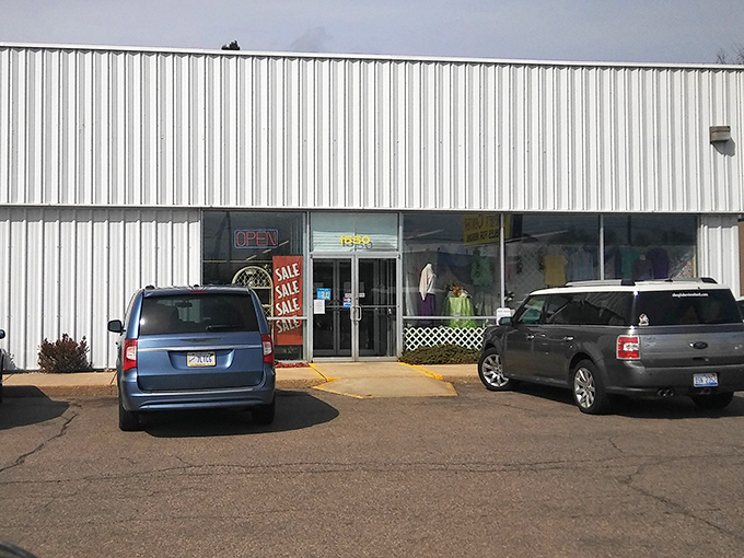 From modest warehouse exterior to treasure trove interior, Legacy Thrift proves you can't judge a book by its cover.