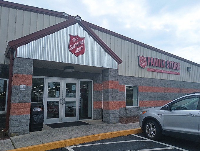 The unassuming exterior holds treasures that would make any estate sale jealous of its inventory.