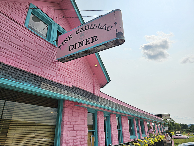 You can't miss this roadside wonder! The Pink Cadillac Diner's bubblegum-colored exterior and turquoise trim make it the Shenandoah Valley's most photogenic pit stop.