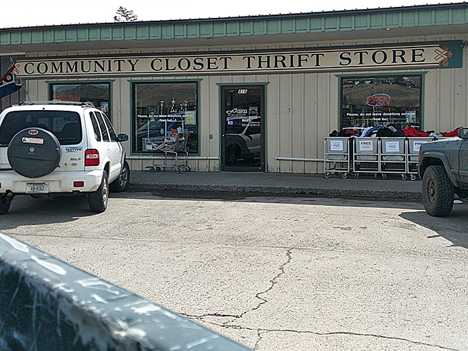 The unassuming exterior of Community Closet Thrift Store in Livingston hides a treasure trove within&mdash;like finding a five-star restaurant in a gas station.