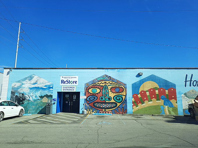 The vibrant mural-adorned exterior of Charleston's ReStore isn't just eye-catching&mdash;it's a colorful preview of the creative possibilities waiting inside.