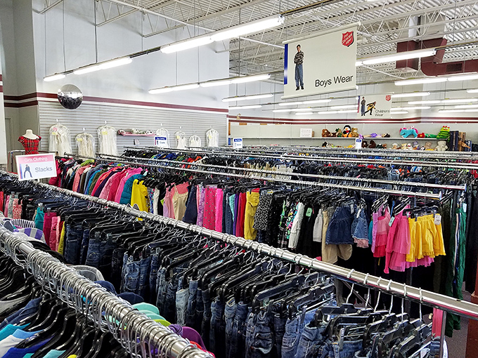 The unassuming brick exterior hides a treasure trove within, like finding out your quiet neighbor is secretly a rock star.