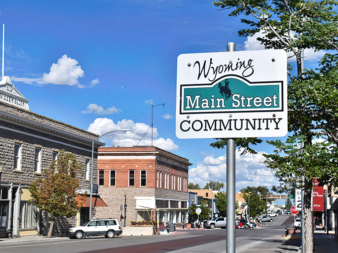 Downtown Rawlins greets visitors with that perfect small-town main street vibe, where the sky seems impossibly blue and history lives in every storefront.