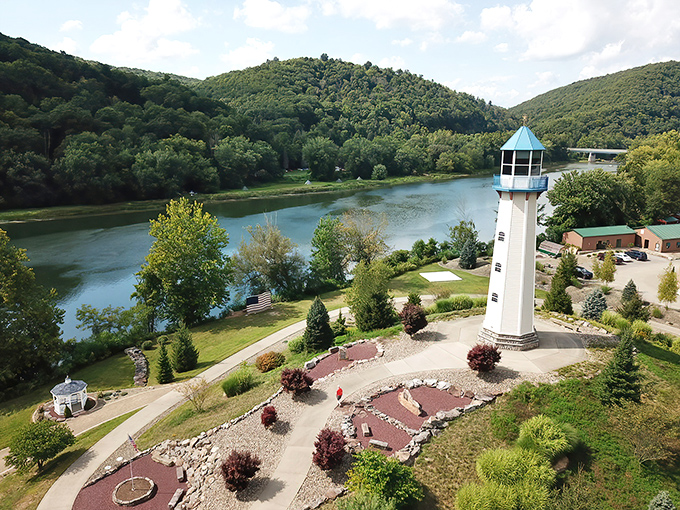 A lighthouse where no ocean exists? It's like finding a penguin in the desert&mdash;delightfully unexpected and absolutely worth the detour.