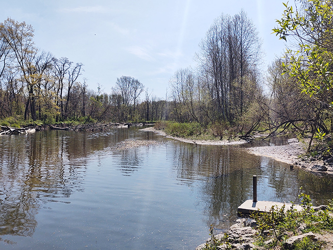 Tranquility has an address, and it's right here where Elk Creek meets the forest at Erie Bluffs State Park.