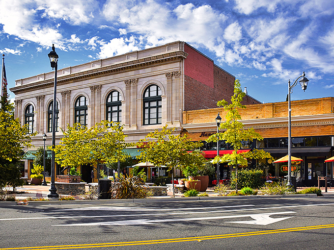 Auburn's historic downtown proves that brick buildings age like fine wine &ndash; getting better and more charming with time.