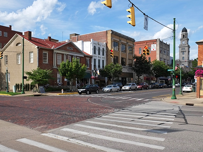 Those brick streets aren't just charming &ndash; they're like nature's massage for your car tires.