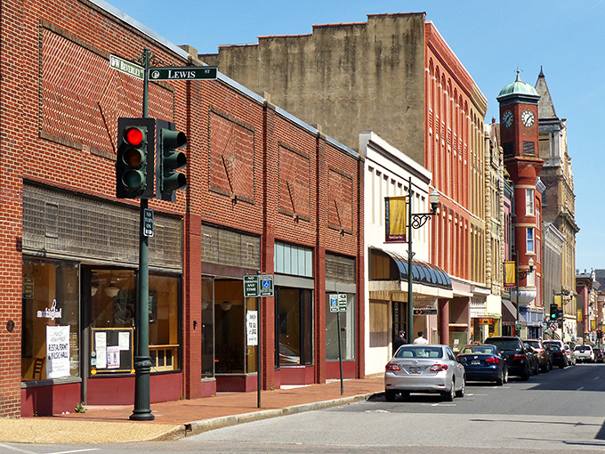 Staunton's historic downtown looks like a movie set where the extras actually live and the brick buildings have stories older than most Hollywood franchises.