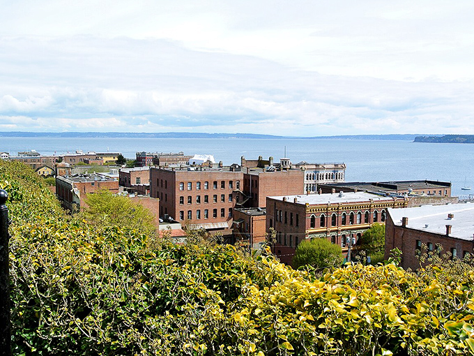 Port Townsend's historic brick buildings stand sentinel against the bay, where Victorian charm meets maritime magic in perfect Washington harmony.