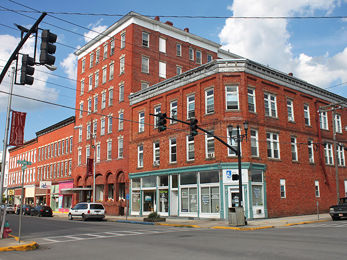 Those red brick beauties lining downtown Elkins aren't trying to impress anyone &ndash; they just naturally do.