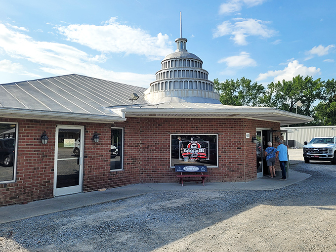 That's not just any dome on the roof&mdash;it's a barbecue capitol building, declaring Skylight Inn's pork sovereignty to all who approach.