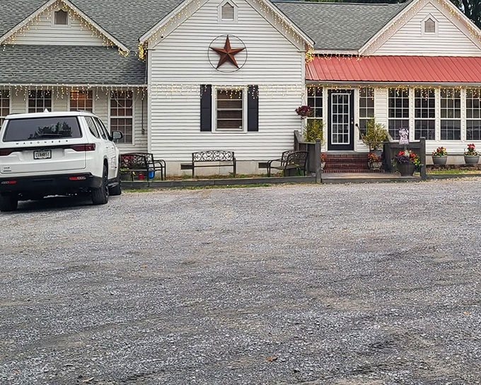 The charming white clapboard exterior of The Steak House welcomes you like a warm hug from a carnivorous grandmother.