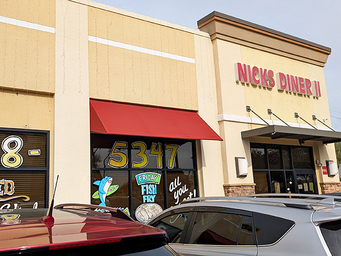 This unassuming strip mall exterior hides Arizona's most talked-about cinnamon roll secret inside.