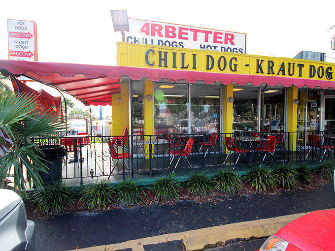 The sunshine-yellow exterior of Arbetter's screams "HUNGRY PEOPLE STOP HERE!" louder than your stomach after skipping breakfast.