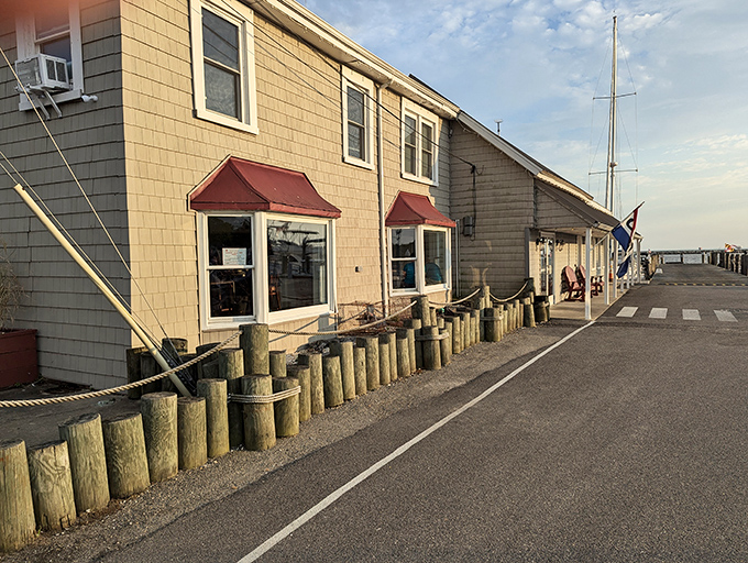 Waterman's Crab House is a casual, charming spot right by the water in Rock Hall. Perfect for a relaxing afternoon!
