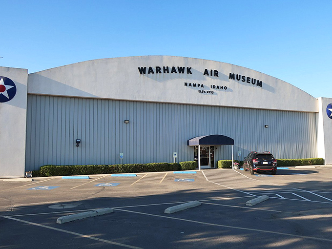 The unassuming exterior of Warhawk Air Museum houses aviation treasures that would make Amelia Earhart do a double-take. History's waiting inside, no boarding pass required.
