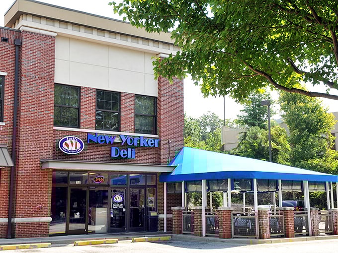 The iconic blue awning and brick facade of Jack&rsquo;s New Yorker Deli serves as Atlanta&rsquo;s gateway to Manhattan&mdash;without the subway delays or the attitude.