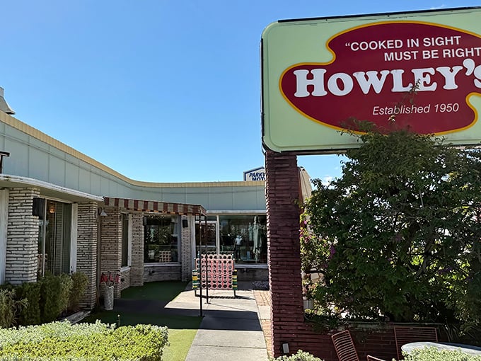 Howley's brick exterior isn't just retro-chic—it's a time portal to when diners were the cornerstone of American social life.