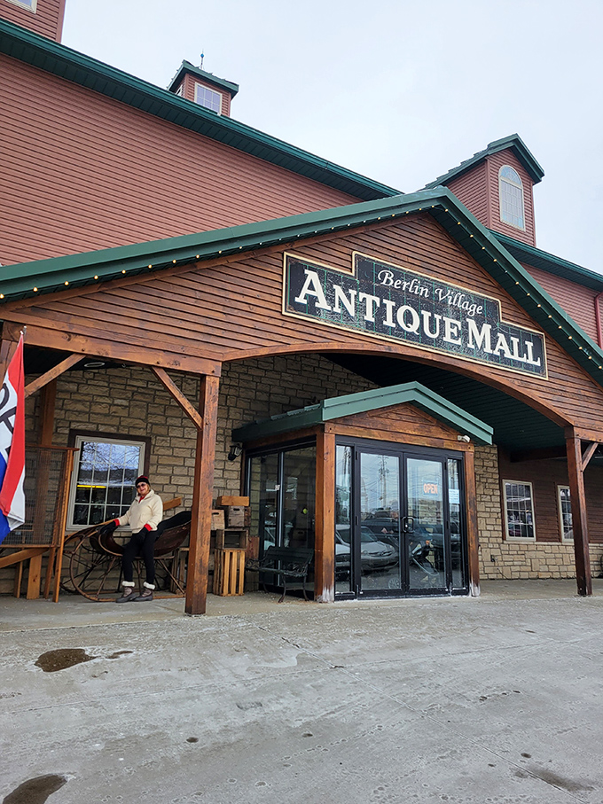 With its barn-like facade, Berlin Village Antique Mall feels like stepping into a time capsule&mdash;packed with vintage wonders and rustic charm at every turn.