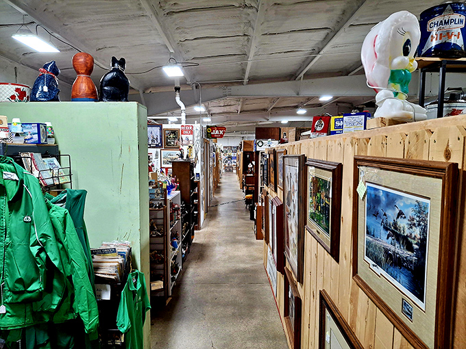 Long corridors lined with treasures beckon you deeper into Picker's labyrinth. One wrong turn and you might emerge hours later with unexpected treasures and lighter pockets.